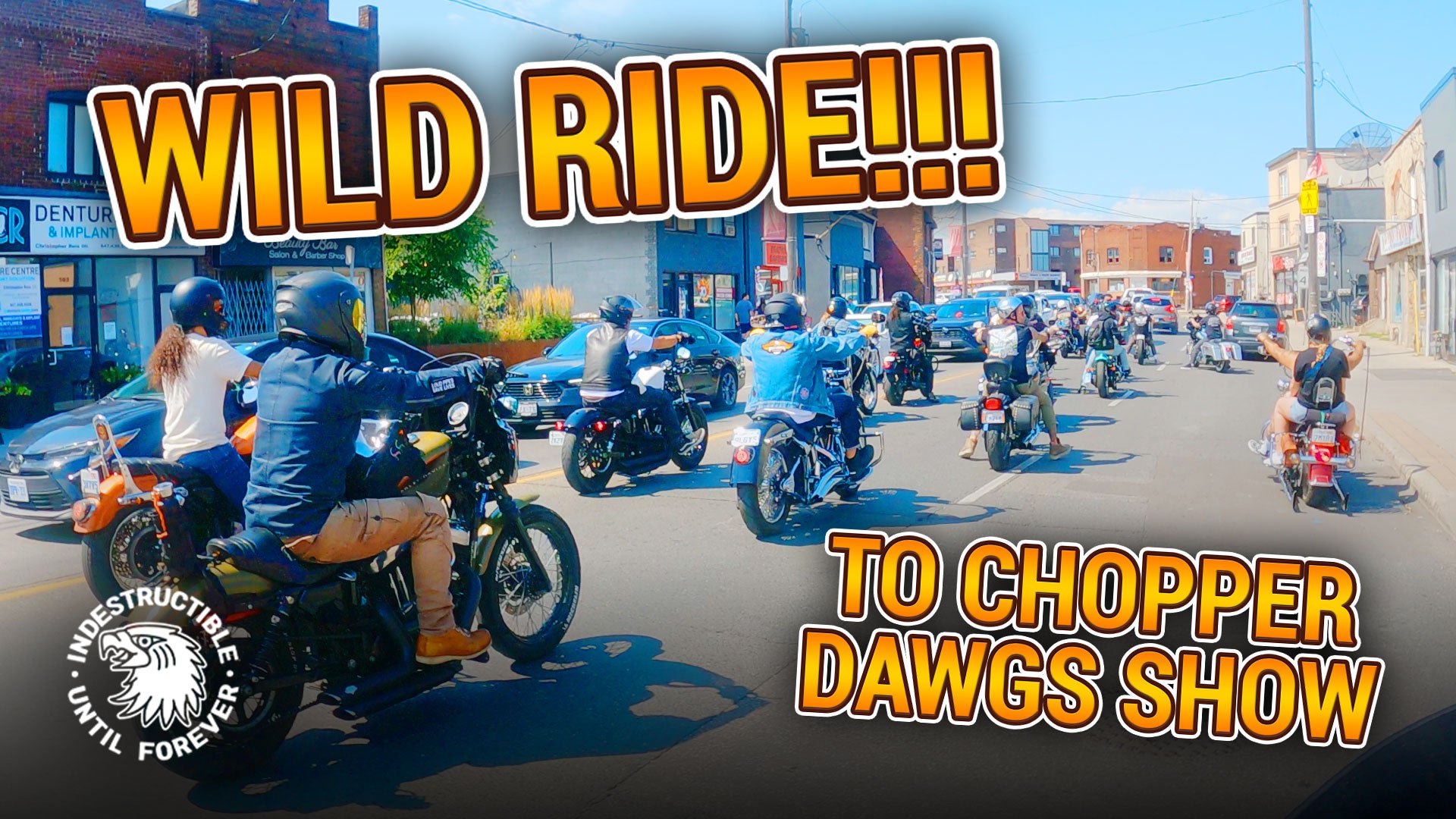 Wild ride with 30+ motorcycles – Indestructible MFG