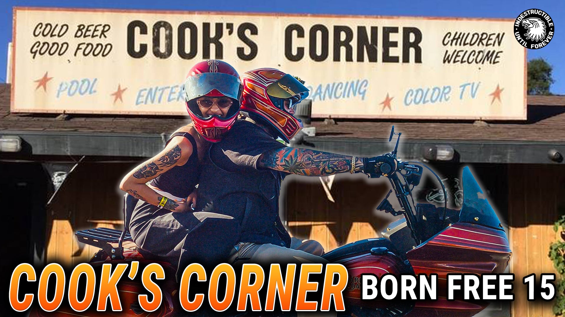 Hanging at Cooks Corner for Biltwell People's Champ | Born Free 15 – Indestructible MFG