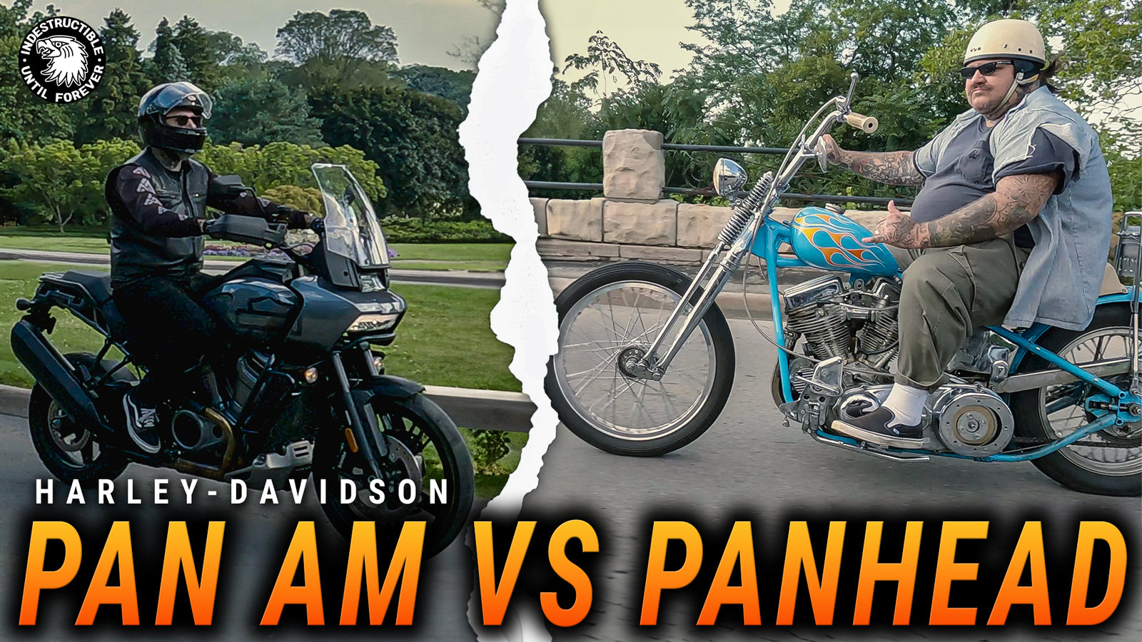 Harley Davidson Pan America vs Panhead! – Indestructible MFG